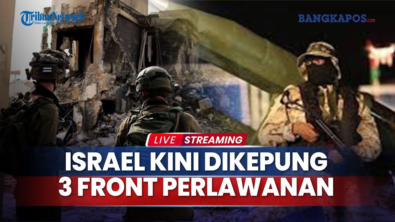 🔴Israel Kini Dikepung 3 Front Perlawanan, AS Kerahkan Kapal Induk Kedua ...