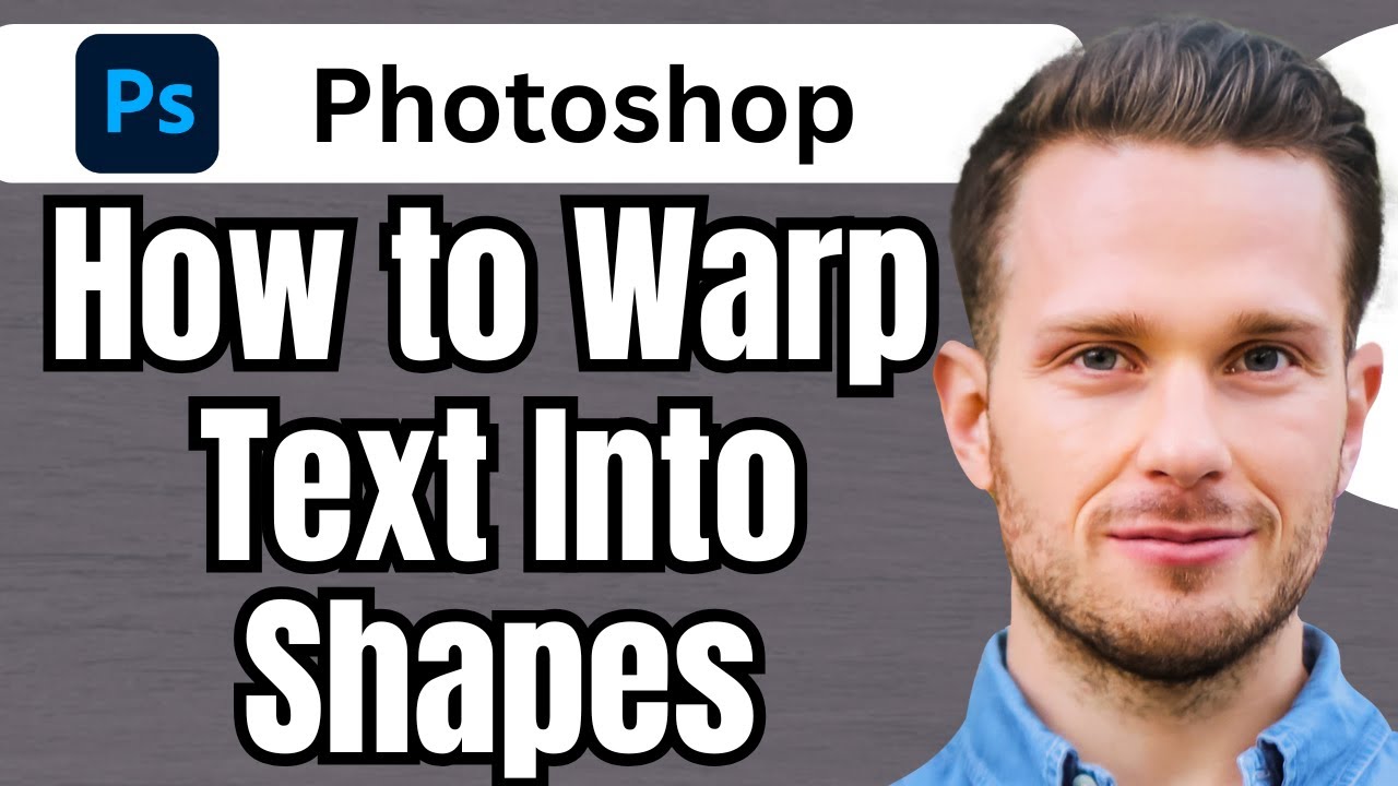 How to Warp Text Into Shapes in Photoshop - YouTube