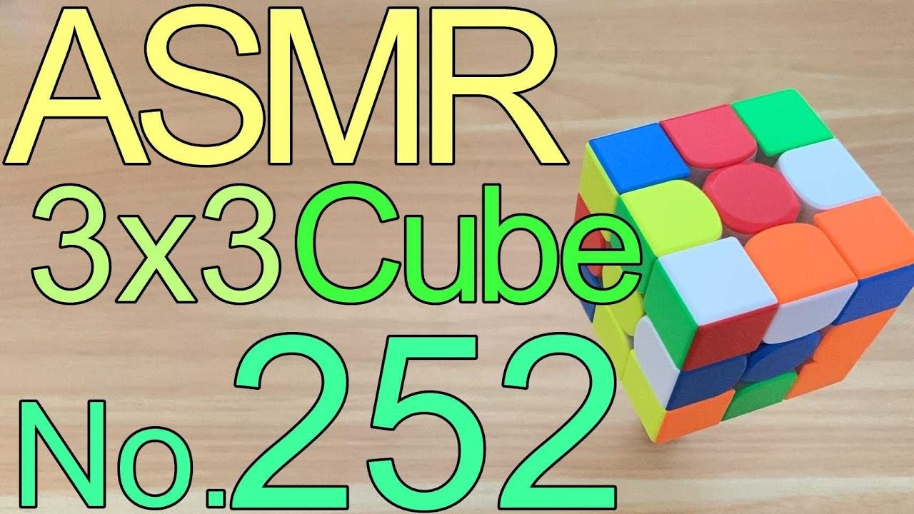 [3x3] No.252 Rubik's Cube Practice | scramble | ASMR for Sleep and ...