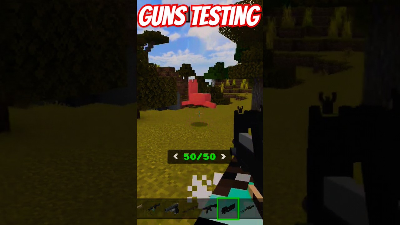 P90 gun 🤯🤯 and awp sniper 😱😱 || minecraft || #viral #trending - YouTube