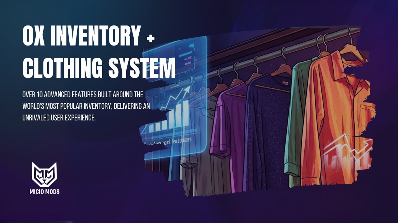 FiveM Script | OX_INVENTORY +10 FEATURES & Clothing Management | [MICIO ...