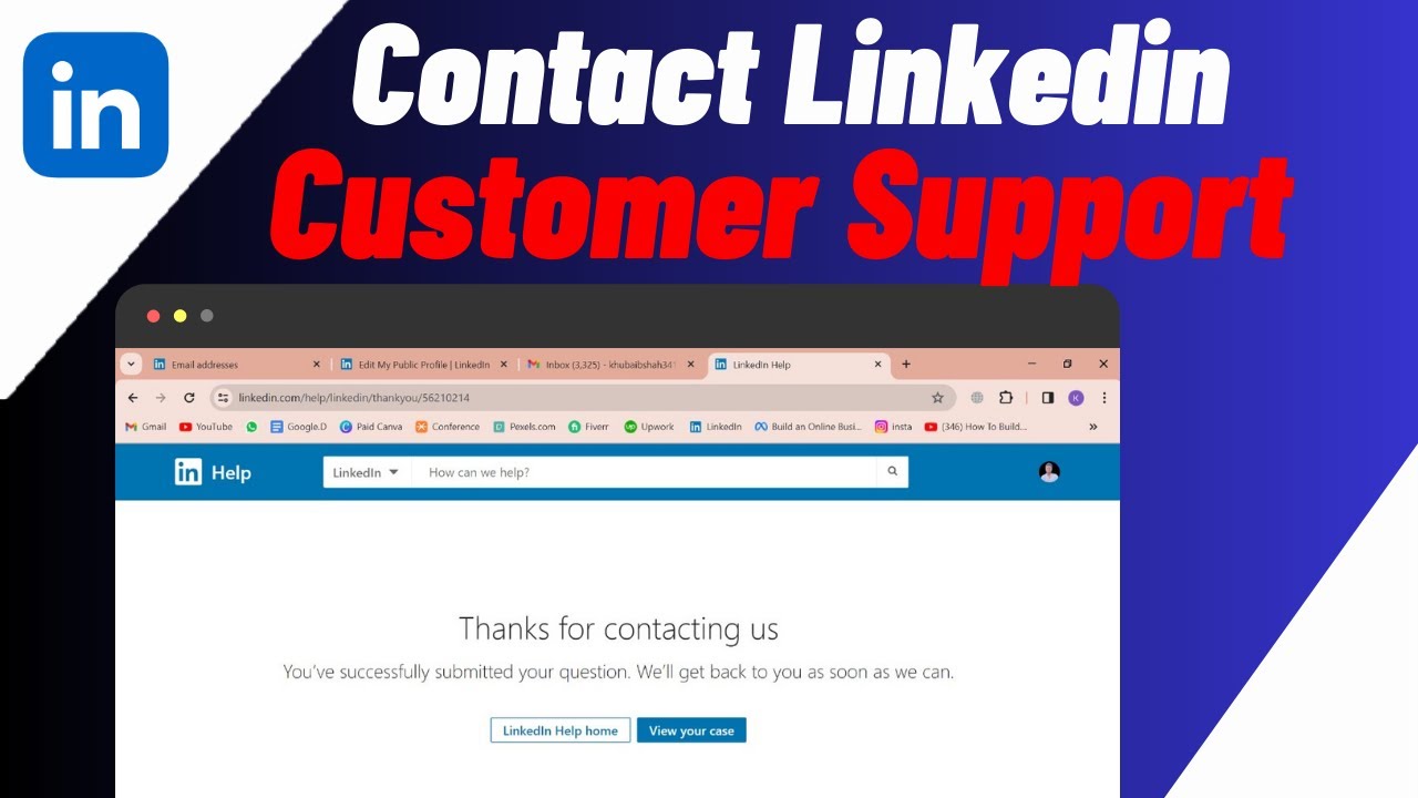 How To Contact LinkedIn Customer Support - Quick & Easy - YouTube