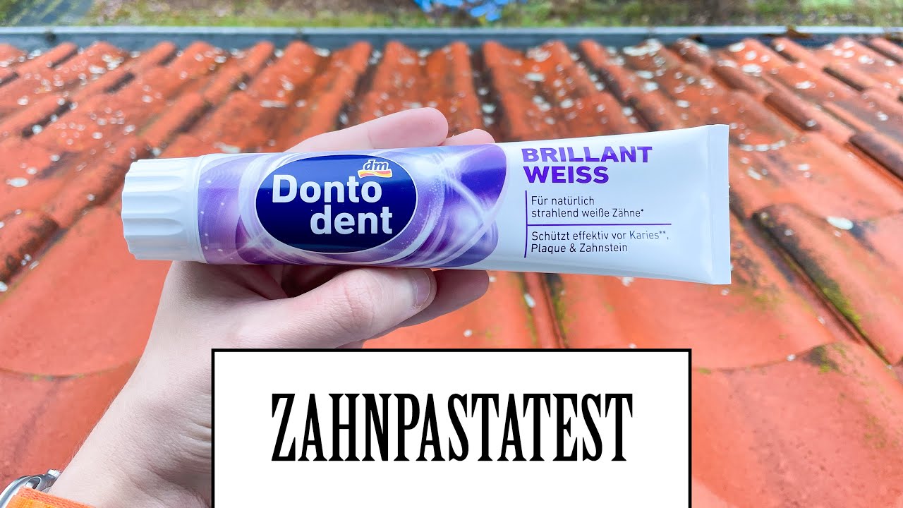 DM Donto Dent - Brillant Weiss | ZAHNPASTATEST - YouTube