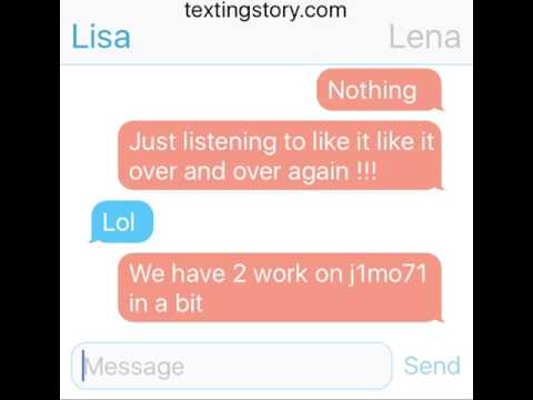 Texting story (Lisa and Lena) - YouTube