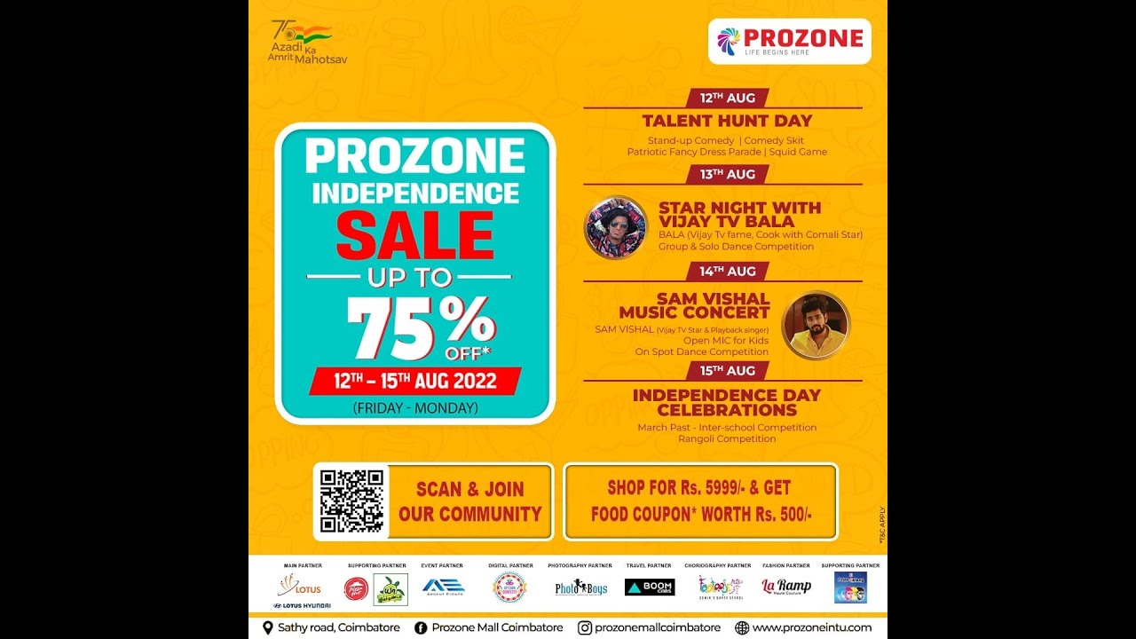 Prozone Mall 75th Independence Day - YouTube