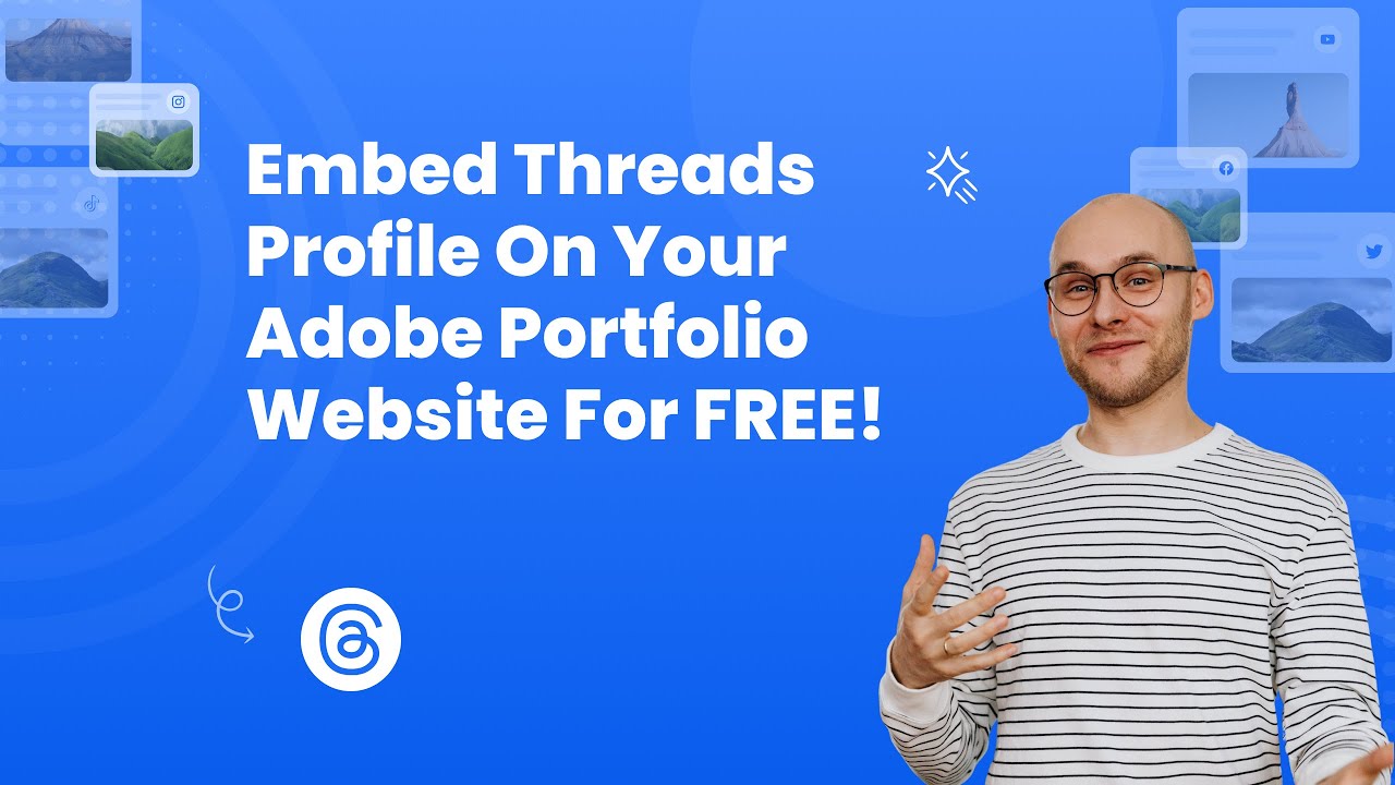 How to embed Threads profile on Adobe Portfolio for FREE? #embed #free ...