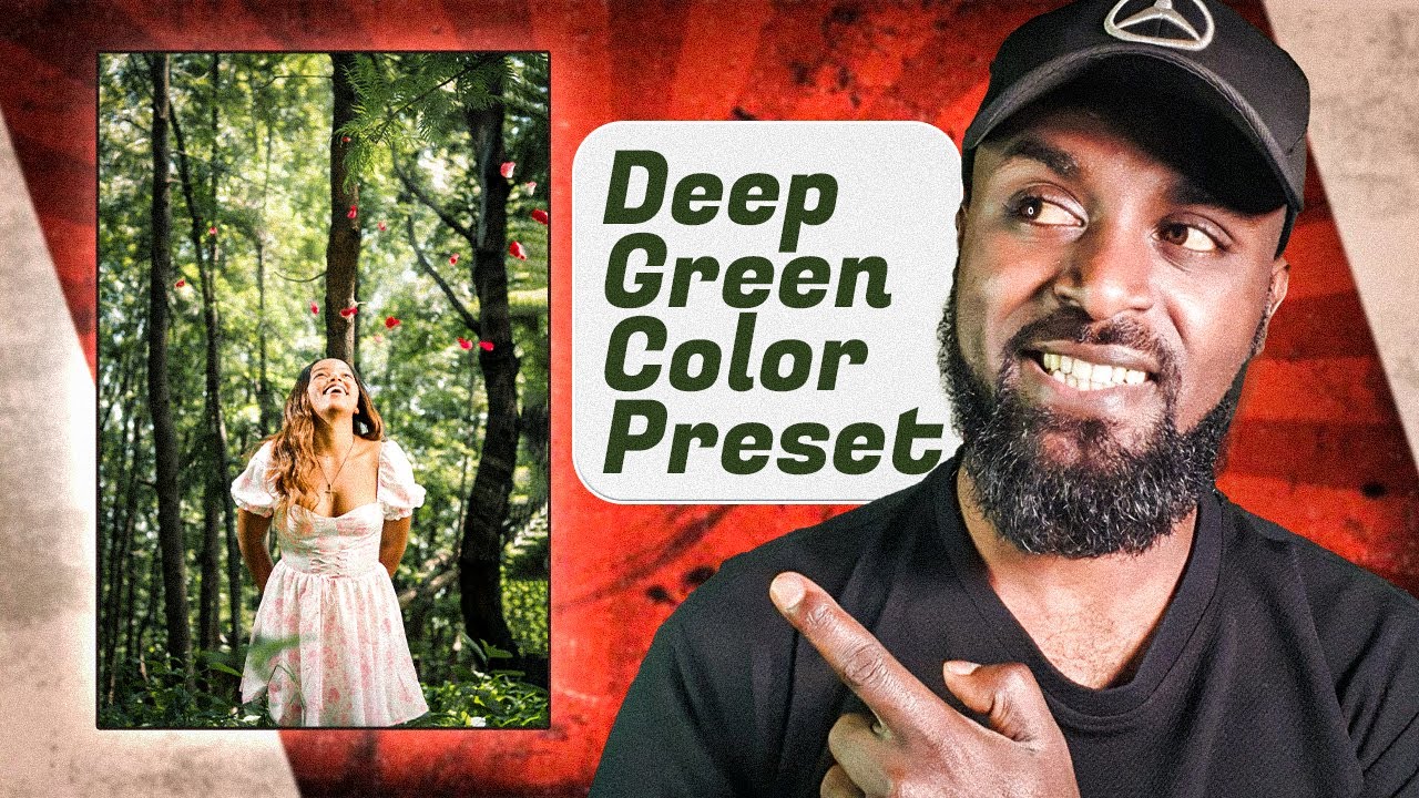 How to make Deep Green Preset in Photoshop - YouTube