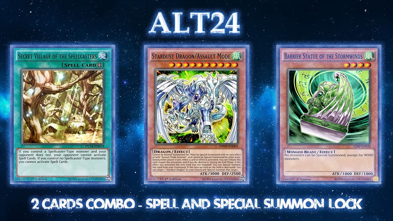 2 Cards Combo - Spell and Special Summon Lock - YouTube