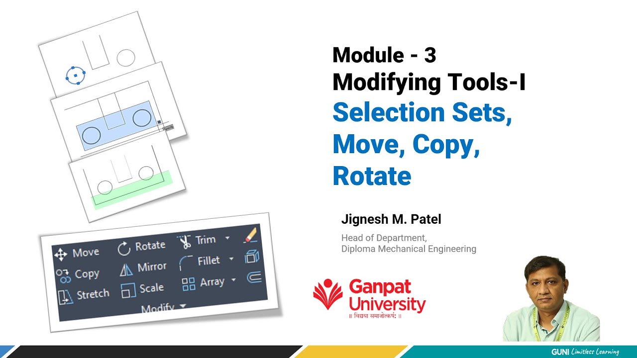 Module 3 Modifying Tools I Selection Sets Move Copy And Rotate