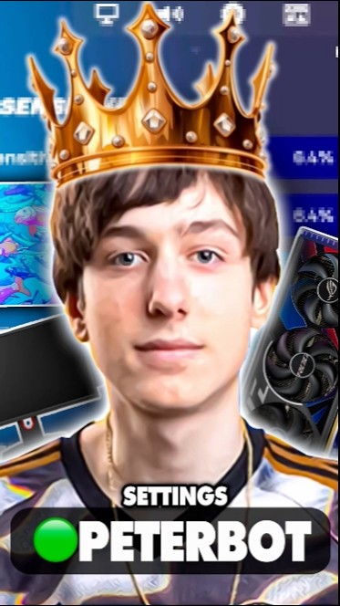 Peterbot *NEW* Settings & Setup! 🏆 (BEST INSANE SENS) #fortnite # ...