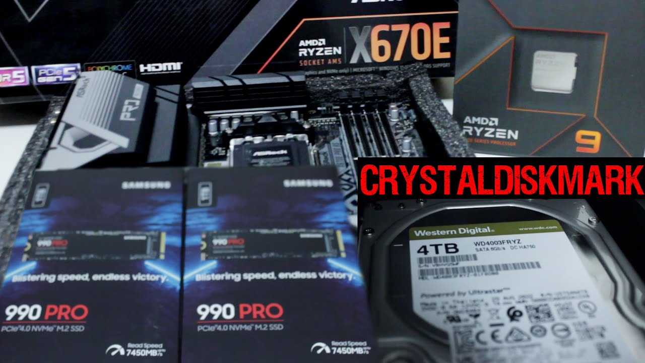 Samsung 990 Pro CrystalDiskMark - Western Digital Caviar Gold ...