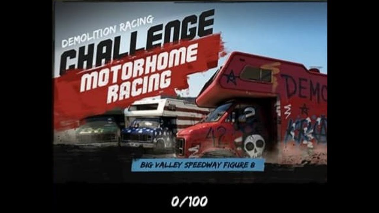 wreckfest : motorhome racing - YouTube