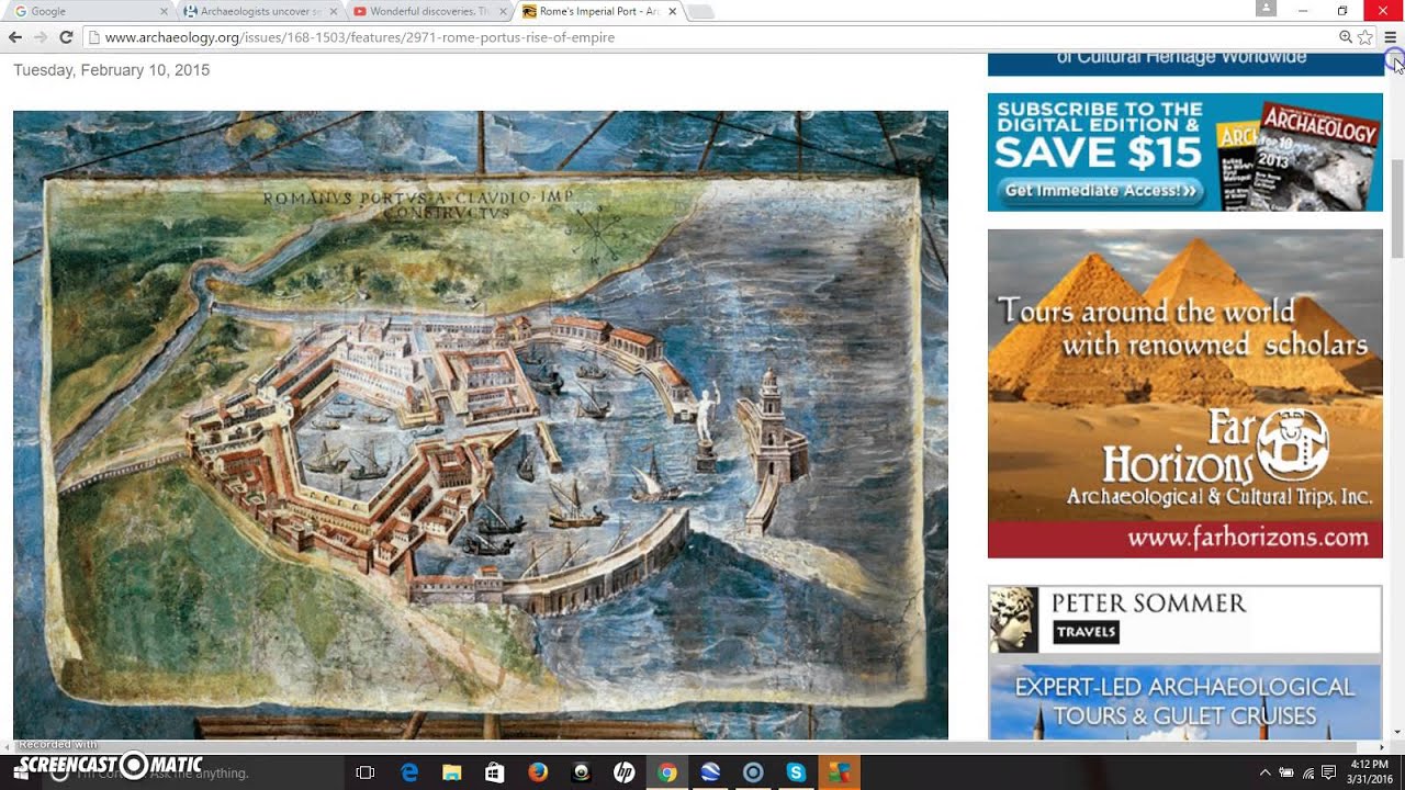 Portus ~ A Key To The Roman Empire - YouTube