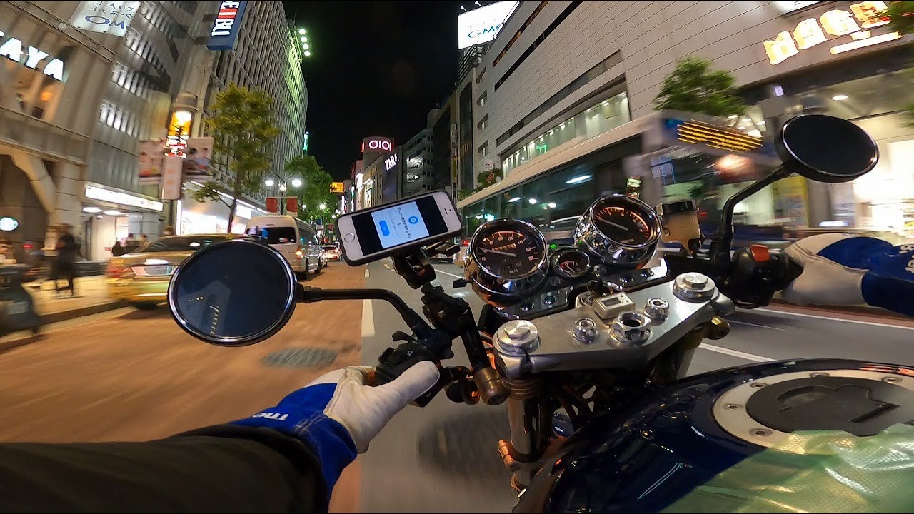 Suzuki Inazuma 400 test drive Shibuya - YouTube