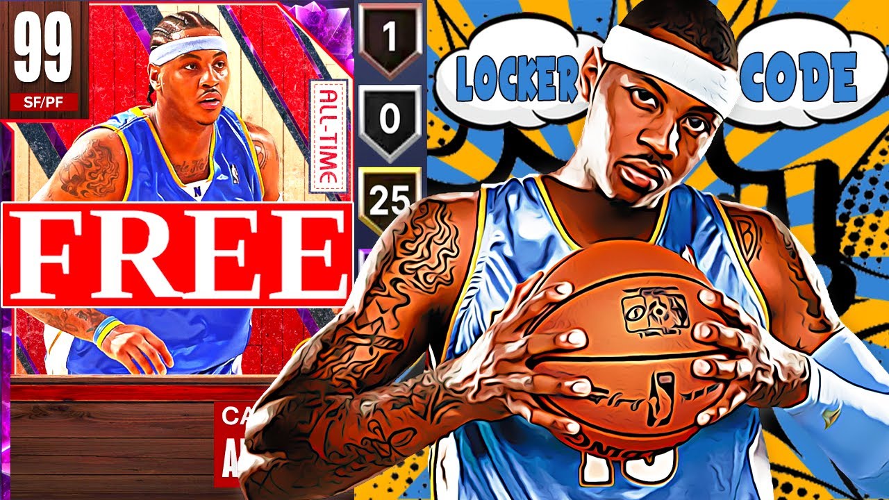 FREE DARK MATTER CARMELO ANTHONY GAMEPLAY! THE BEST LOCKER CODE OF NBA ...