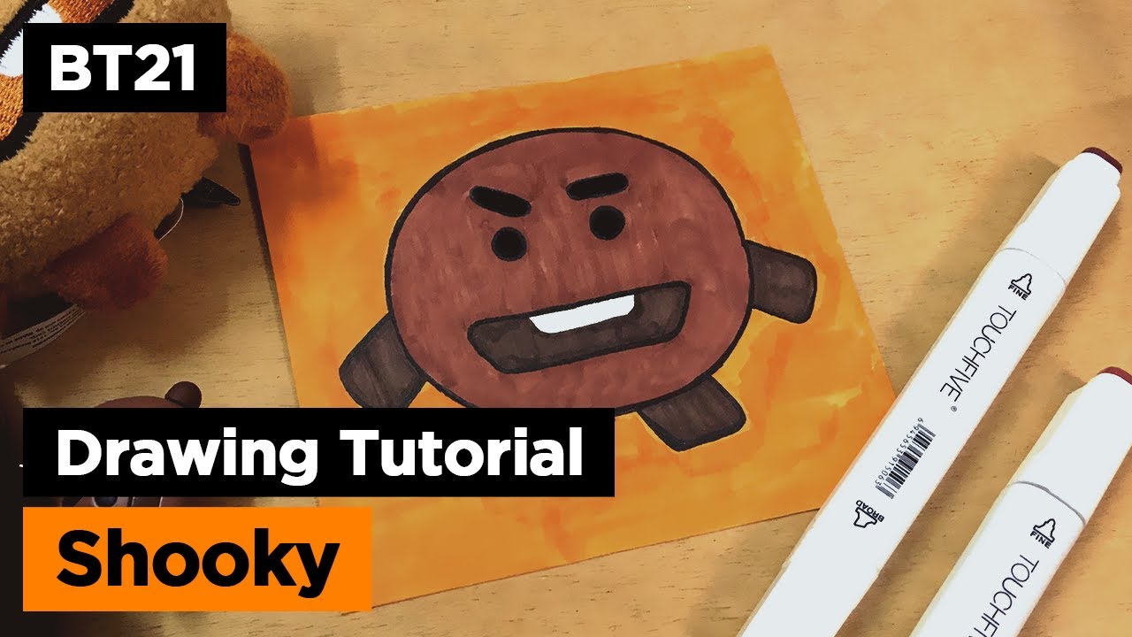 [EASY TUTORIAL] How To Draw Shooky #무엇이든그려드립니다 - YouTube