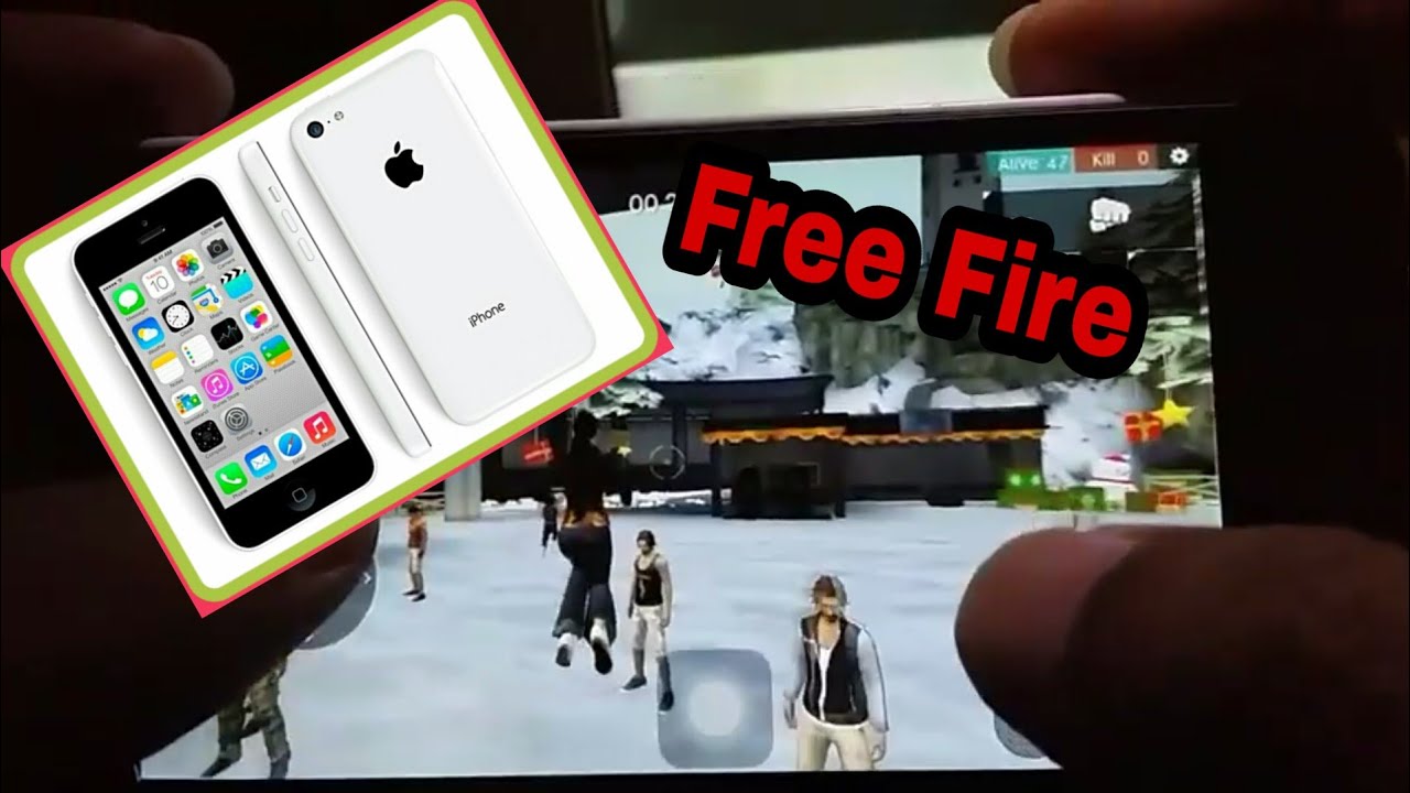 Free Fire mobile on iPhone 5c , 1080 25 6 91 Jan152019 - YouTube
