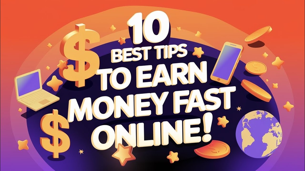 10 Best Tips to Earn Money Fast Online! - YouTube