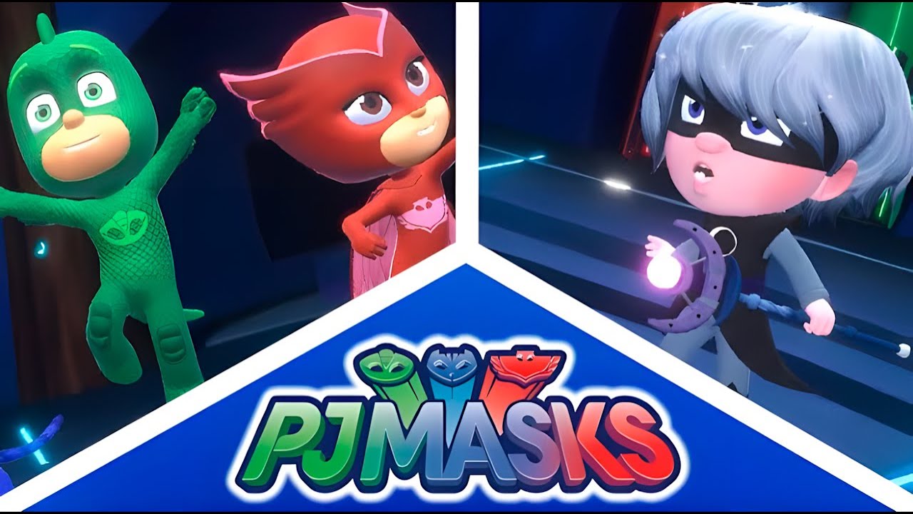 PJ Masks ⚡Heroes of the Night 🌕 Moth in HQ & Mystical Staff - YouTube
