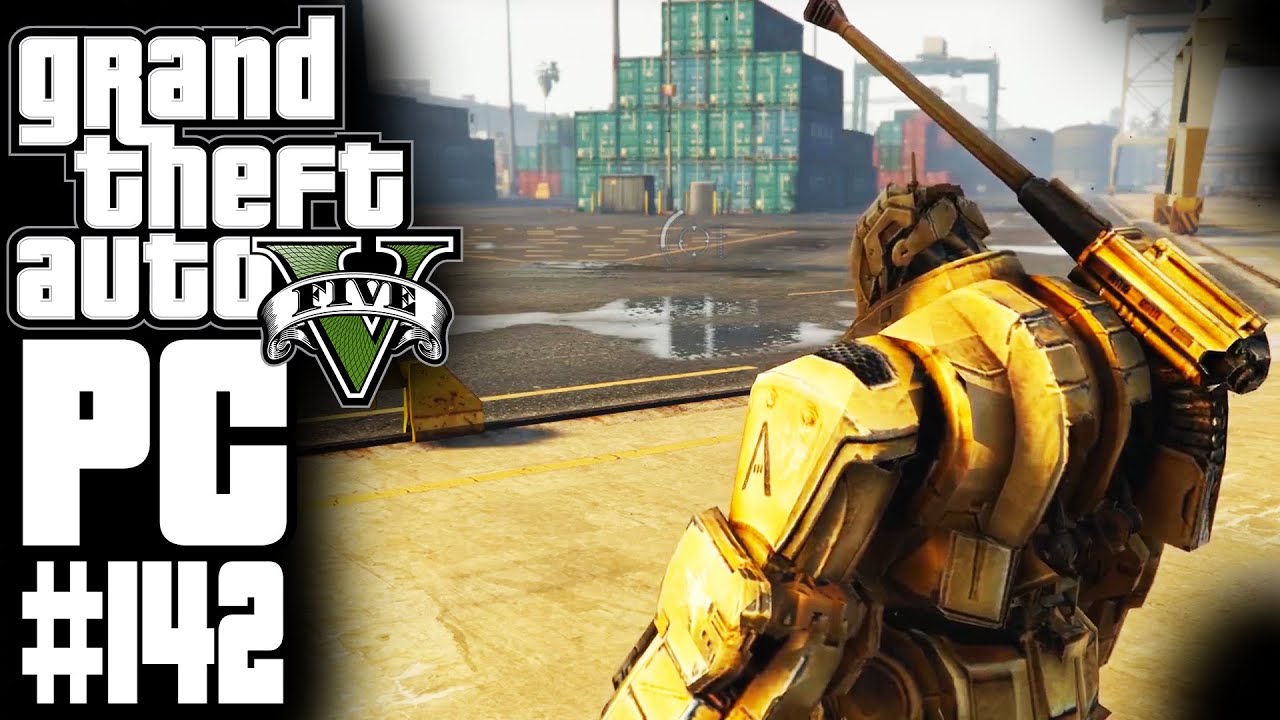 GTA 5 - Mega-Action mit Hammer Drone [MOD] - YouTube