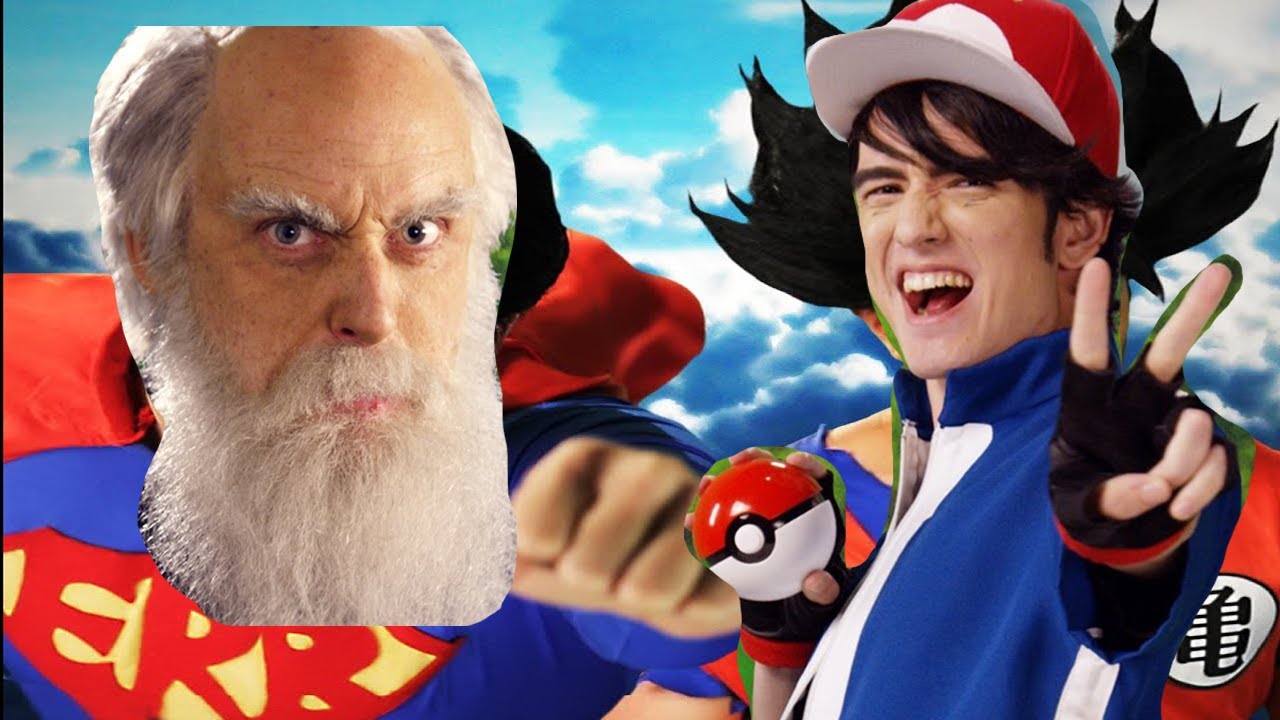Ash Ketchum vs Charles Darwin but the instrumental is Goku vs Superman ...