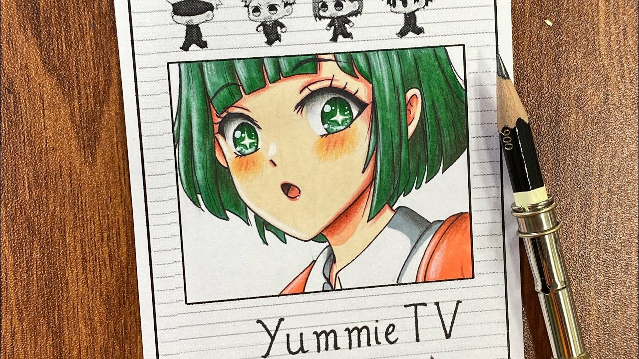 How to draw Yummie TV - YouTube