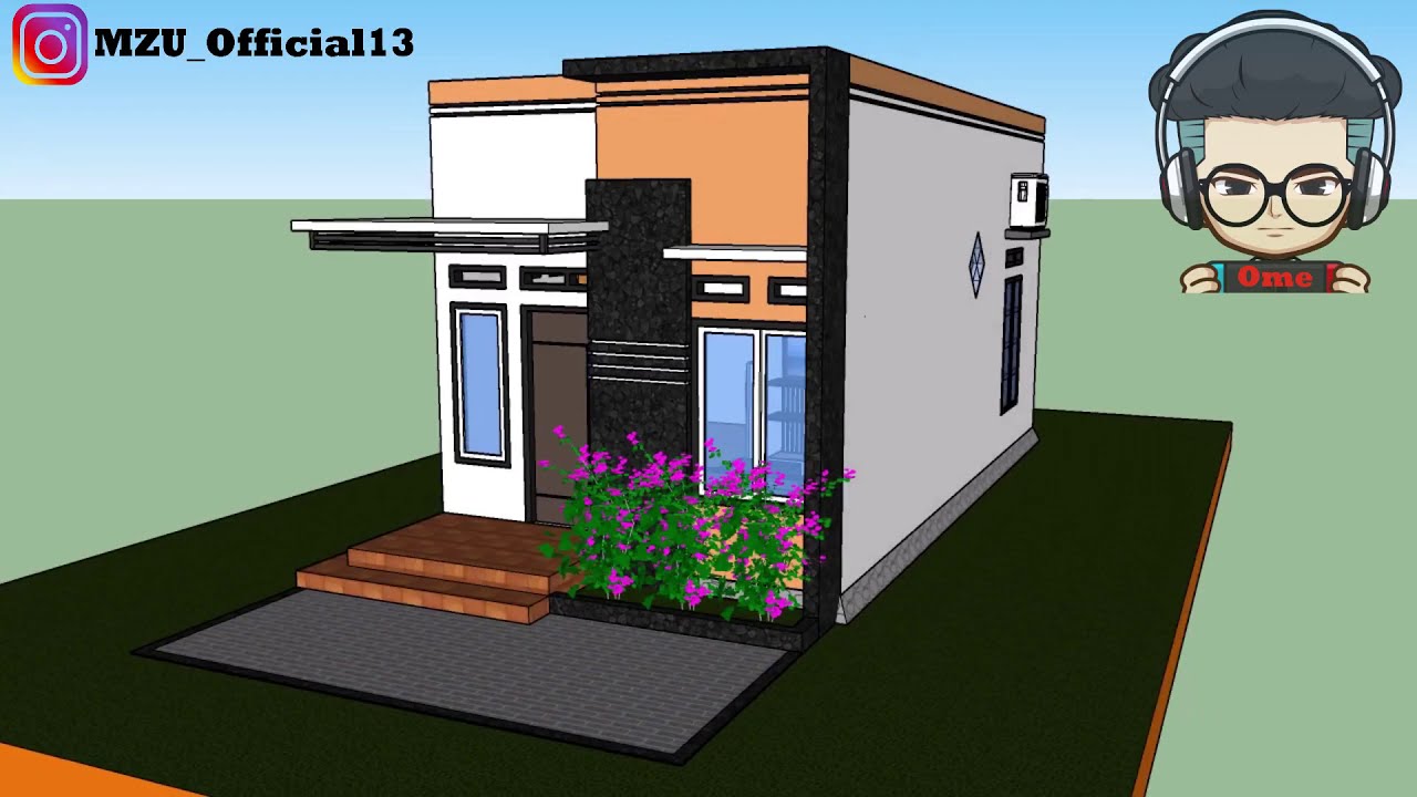 Small House Design 4x8 M - Ome Design - YouTube