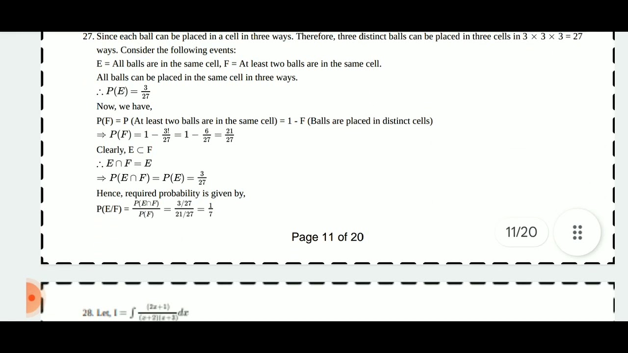 question paper with answers/ maths/12th class/ Important question of ...