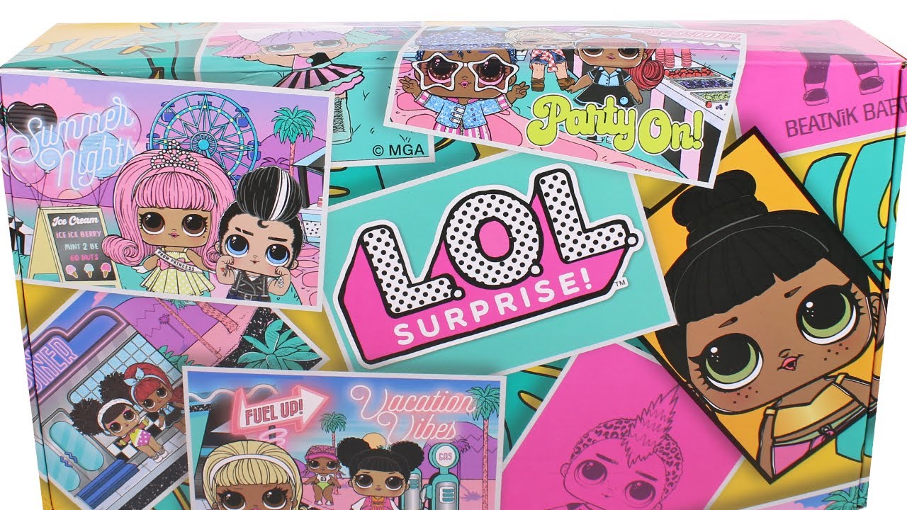 LOL Surprise Subscription Box Summer 2020 Summer Nights Unboxing Review ...