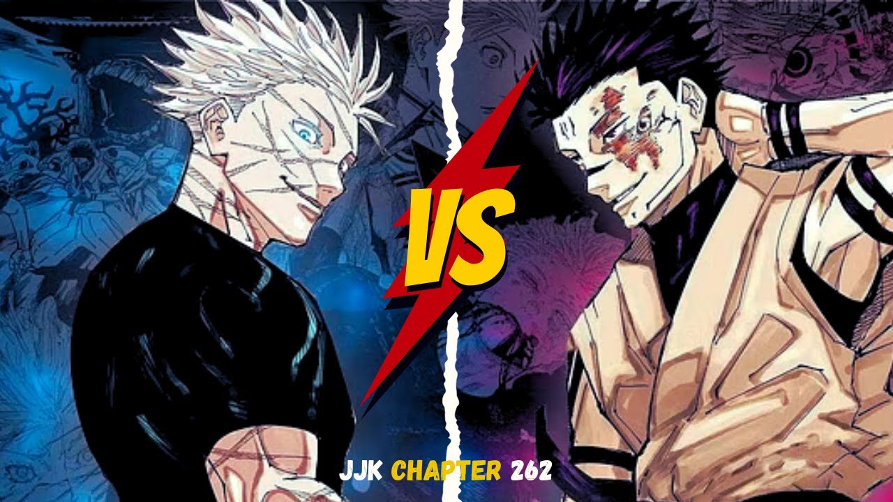 JJK chapter 262 | Gojo vs Sukuna domain clash🔥| SPOILERS alert - YouTube