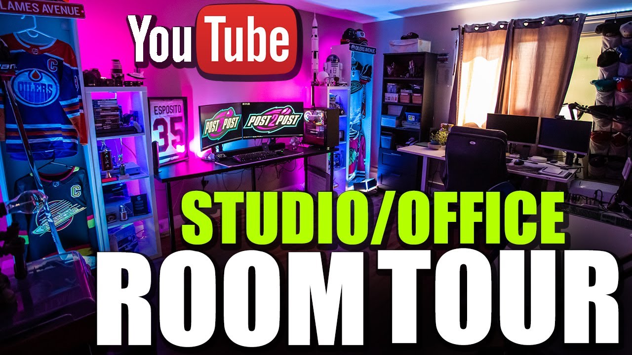 My YouTube Studio/Office Room Tour! - YouTube
