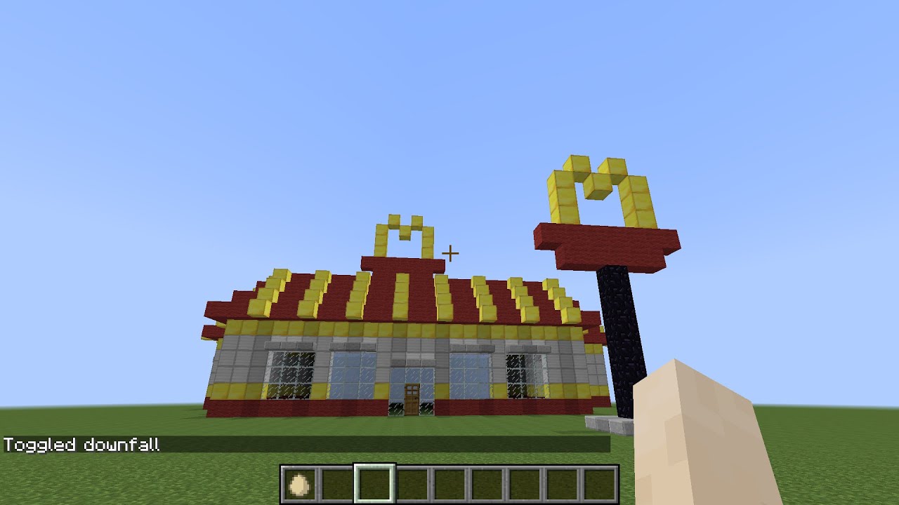 Minecraft: Lets Build #: McDonald's part 1 - YouTube