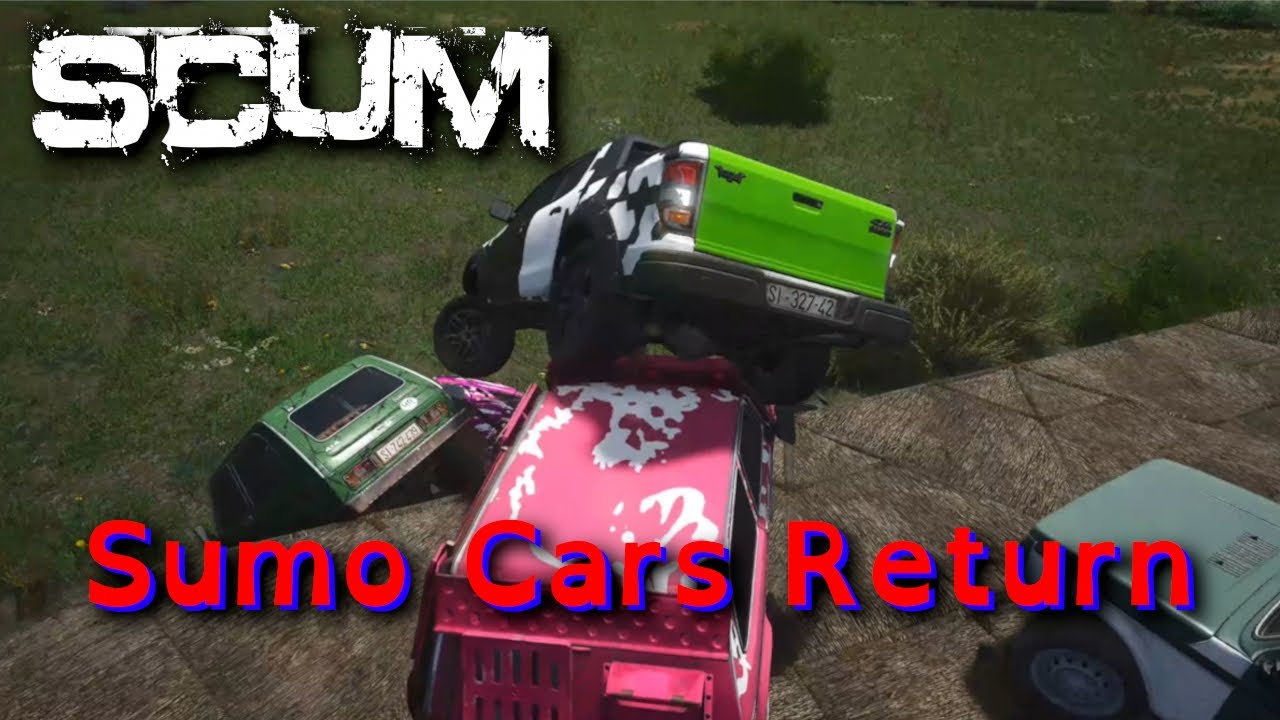 Hilarious Return of Sumo Cars in Scum 0.95 - YouTube