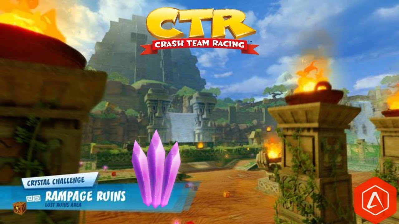 RAMPAGE RUINS (CRYSTAL CHALLENGE) | CRASH TEAM RACING - YouTube