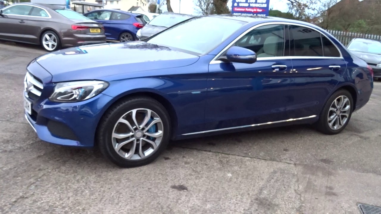 Mercedes C350E, FY66 SXH, Blue - YouTube