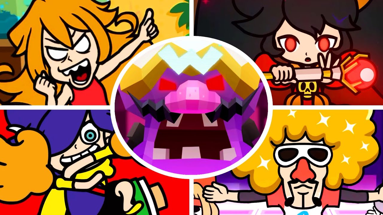 WarioWare: Get It Together! - All Bosses - YouTube