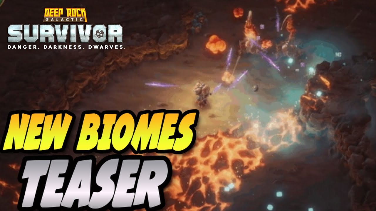 First THREE Biomes For Deep Rock Galactic Survivor Announced - YouTube