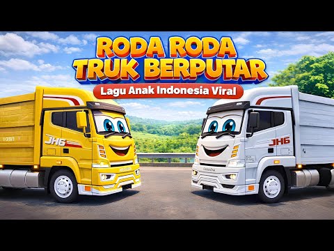 Roda Roda Truk Berputar 🎶- Lagu Anak Anak Roda Roda Bis Versi Roda Truk Terbaru | Lagu Anak Populer