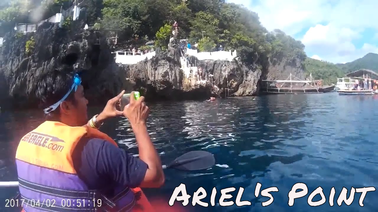 Kayaking @Ariel's Point - YouTube