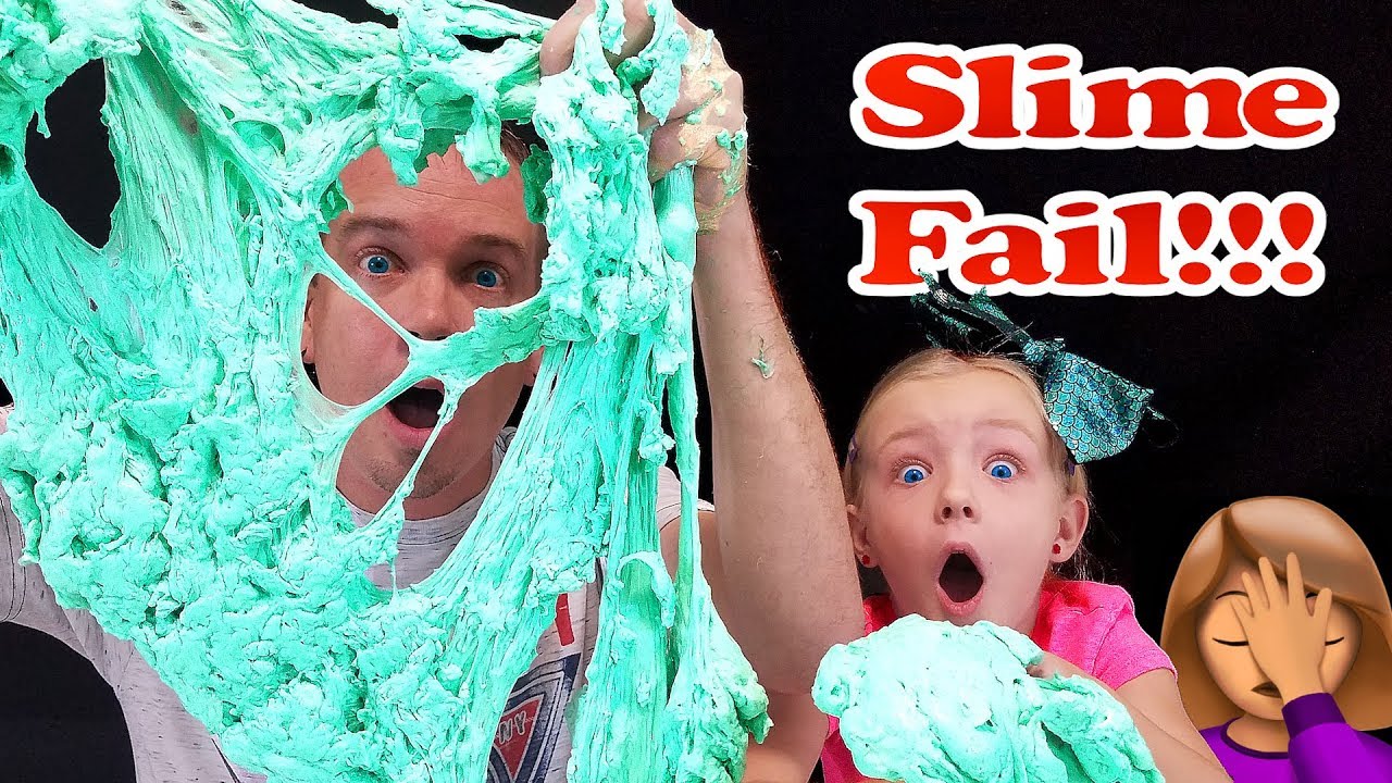 How NOT to Make Fluffy Floam Slime!!! Worst Slime Fail Ever w/ My Dad ...
