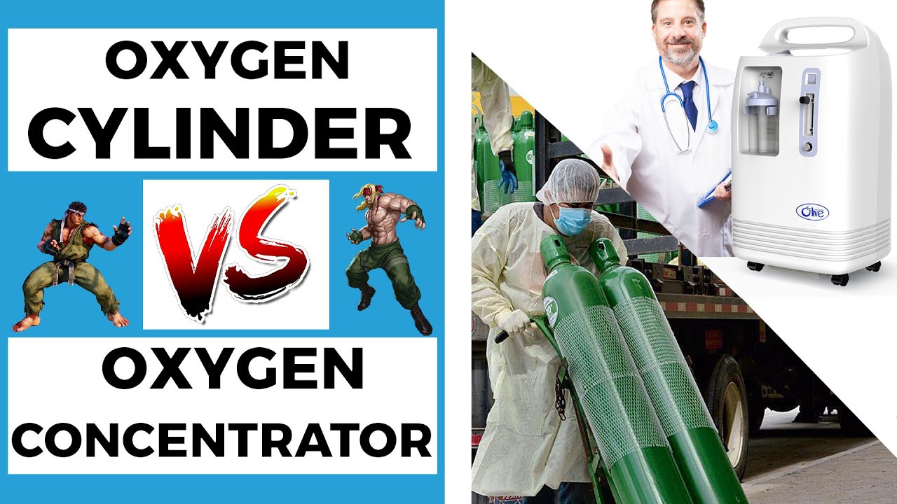 Difference Between Oxygen Concentrator and Oxygen Cylinder | Oxygen ...