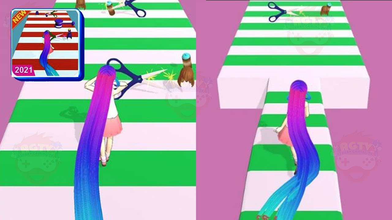 Long Hair game Challenge Run3D-Android game I NEW MAX LEVELS Gameplay ...