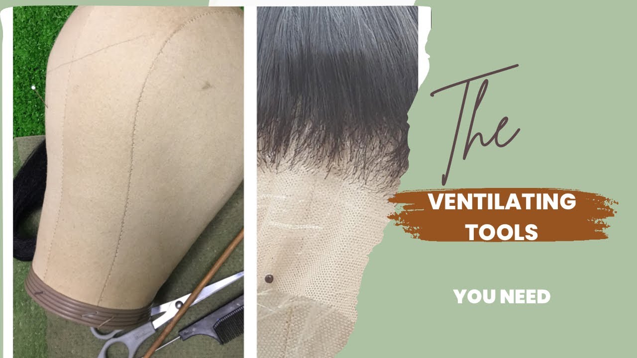 Hair ventilation tools/ tools for ventilating hair - YouTube