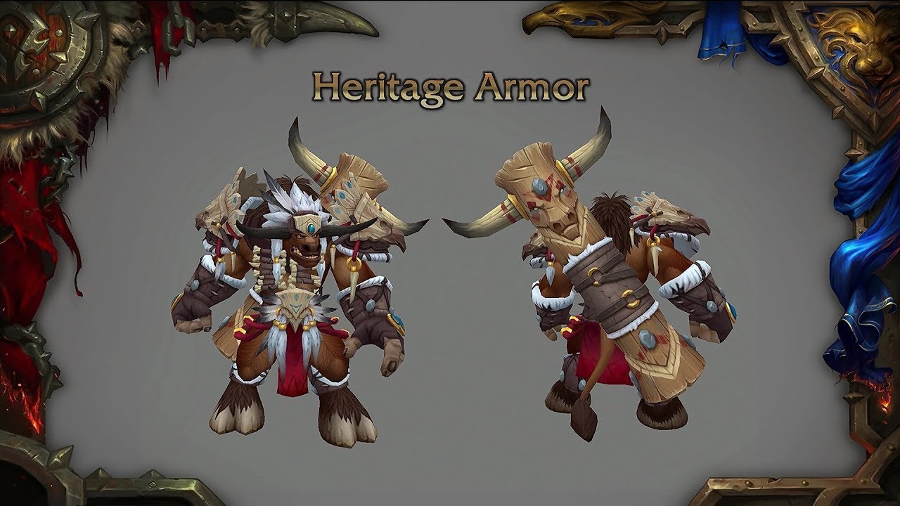 Armure Ancêstrale Tauren - YouTube
