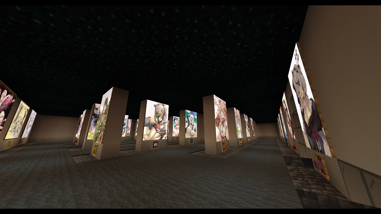 Hololive Map Art in Minecraft by Hololive Fanclub Server - YouTube