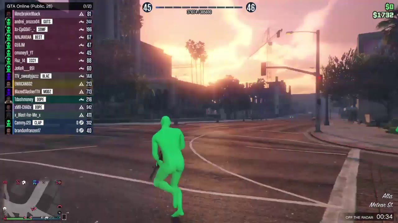 GTAv green alien gang - YouTube