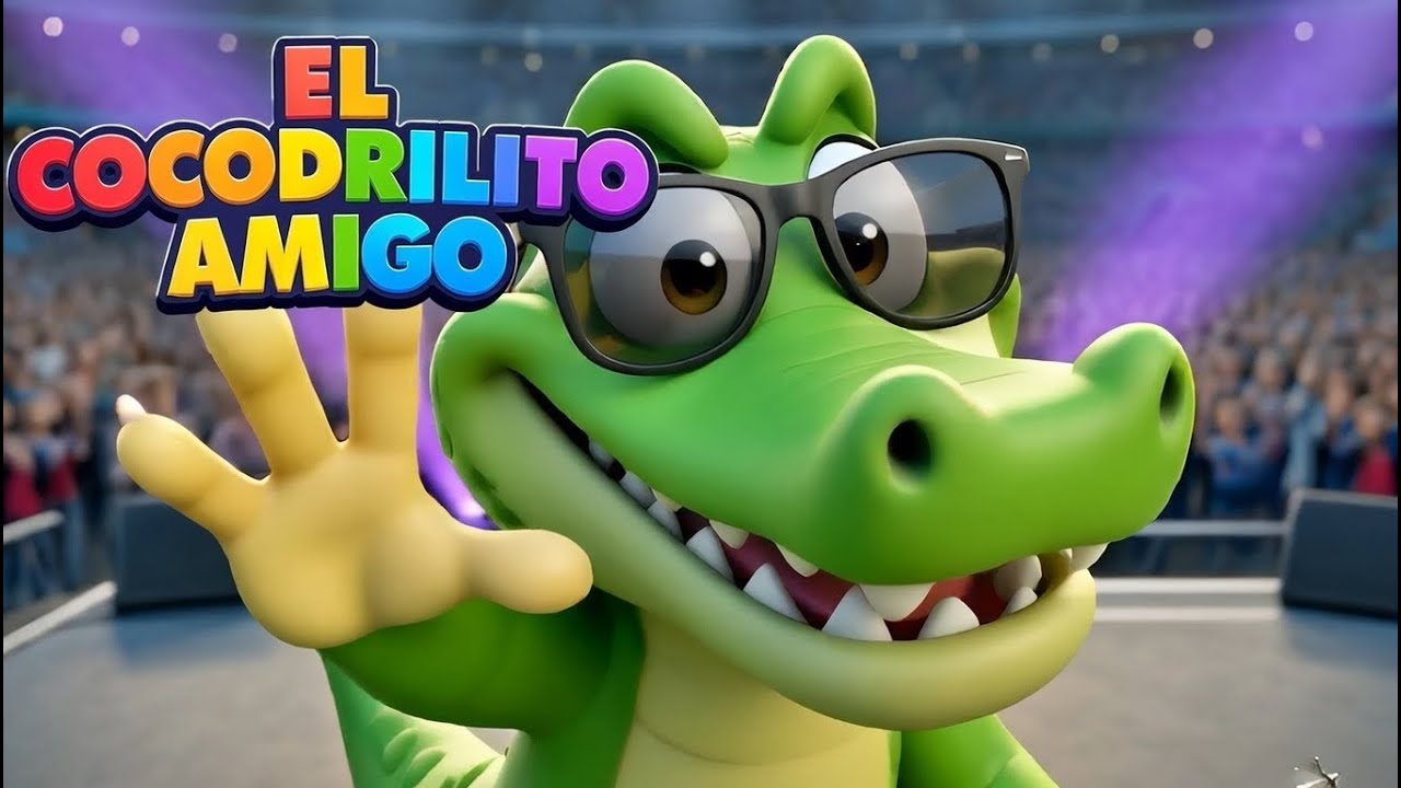 El Cocodrilito Amigo 🐊🥁 | Canción Rock Infantil | Animal Rock Kids ...