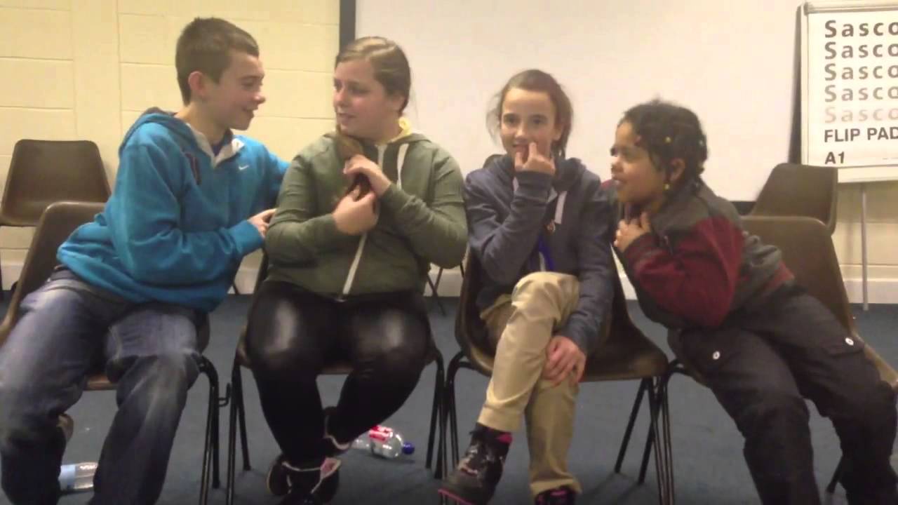 Impro Cinema Scene with Caine,Acecia,Kya & Kofi - YouTube