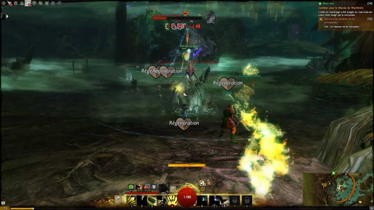 Guild Wars 2 - Boss: Grande Guivre De Jungle - YouTube