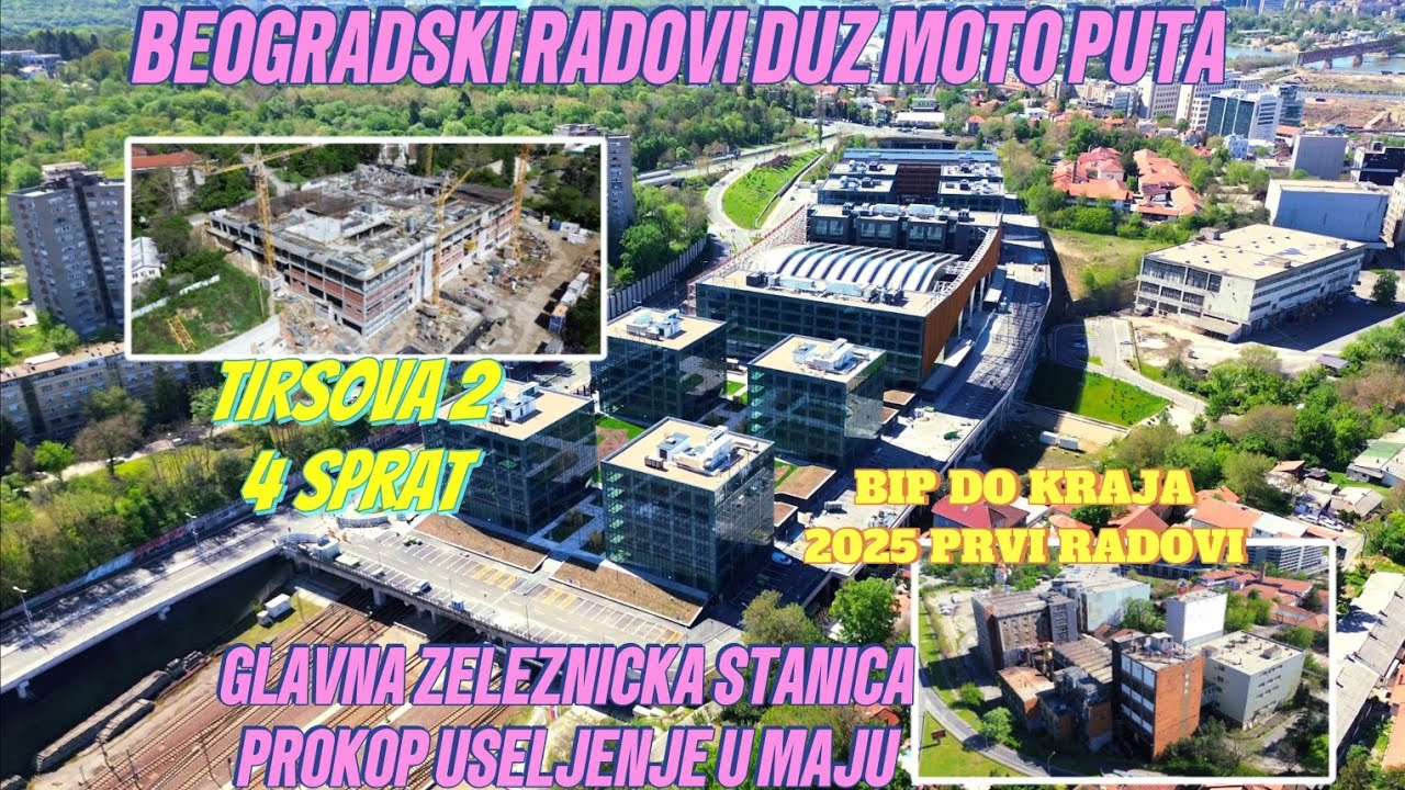BEOGRAD MOTO PUT SVI RADOVI TIRŠOVA 2,HITNA POMOĆ,PROKOP ŽELEZNIČKA ...